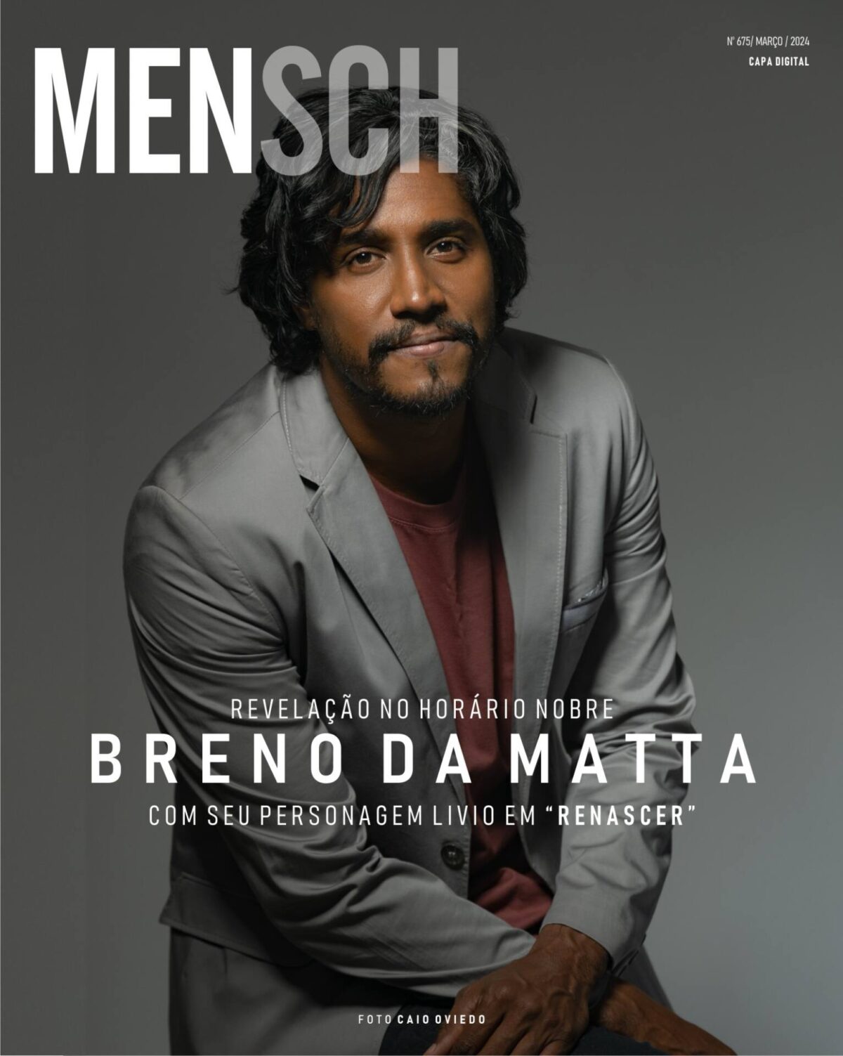 CAPA: BRENO DA MATTA E SEU LIVIO EM "RENASCER" - Revista Mensch